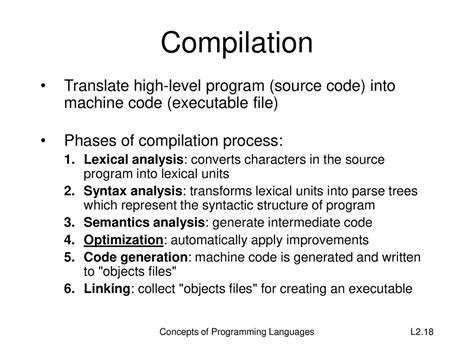 lecture 2 concepts of programming languages ppt download