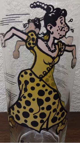 Al Capps Three Lil Abner Pepsi Glasses Joe Btsfplk Sadie Hawkins And