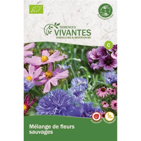 Mélange de fleurs Bio pour bouquets Sachet de Fleurs à semer