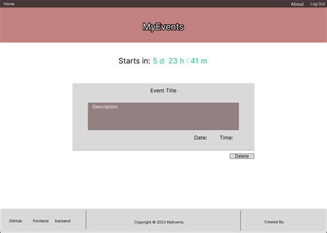 Github Alex Dev Project Myevents Frontend Myevents Is A Frontend