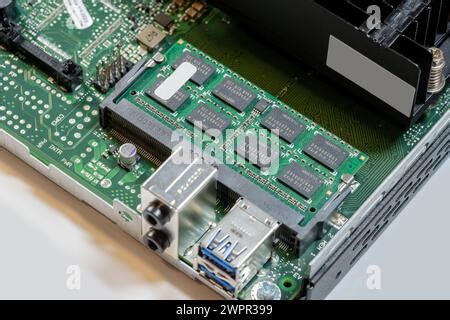 Installing A New RAM DDR Memory For A Personal Computer Processor Socket In A Service Upgrade