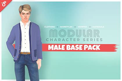 Modular Character Stylized Male Base Pack Game Content Shopper Unity Asset Store Sales And