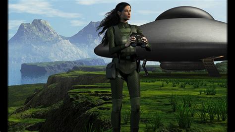 Download Sci Fi Woman 4k Ultra Hd Wallpaper By Huifeng Huang