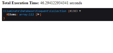 Php Laravel Very Slow Eloquent Query Stack Overflow