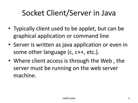Ppt Client Server Programming In Java Powerpoint Presentation Free