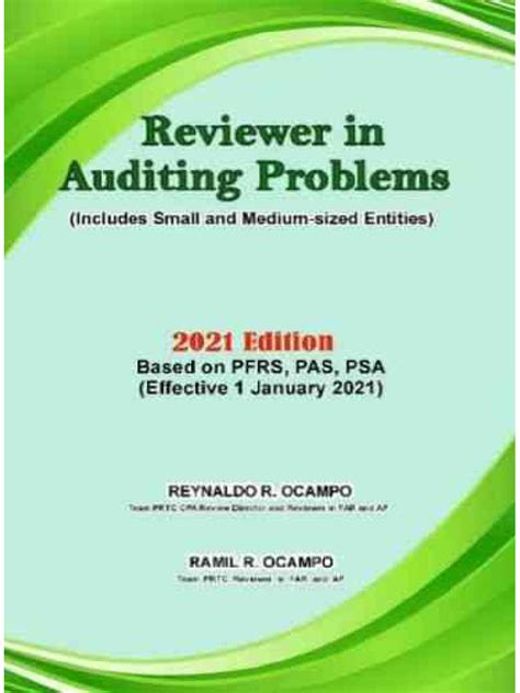 Reviewer In Auditing Problems By Ocampo 2021 Edition Pdf