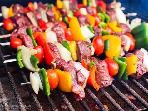 Easy Beef Kabobs Civilized Caveman Cooking