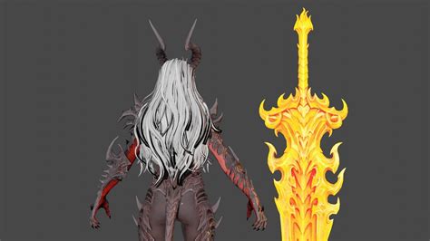 Darkchylde 3d Model Rigged Cgtrader