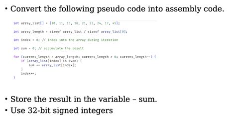 Solved X Assembly Code Give Code Correctly Fulfilling All Chegg