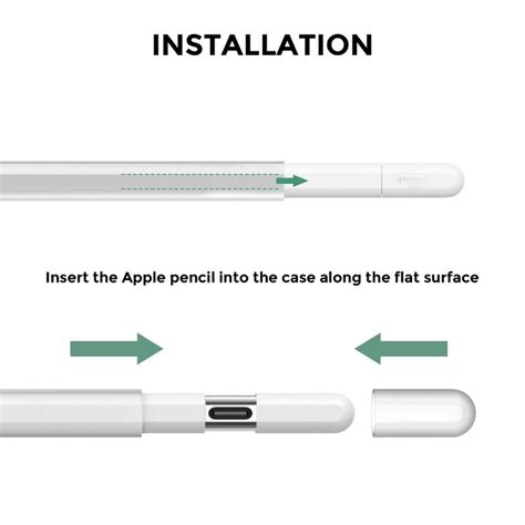 Apple Pencil USB C Ahastyle PT Silicone Case Transparent