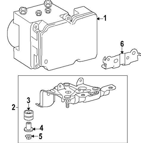 Actuator Assembly Brake 44050 Ak113 Toyota Parts Center