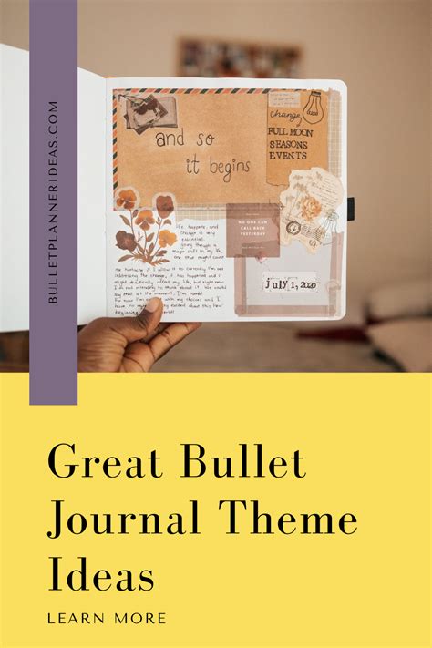 Great Bullet Journal Theme Ideas Bullet Planner Ideas