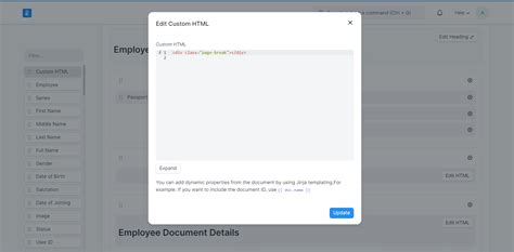 how to add page break in print template frappe forum