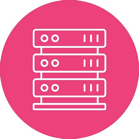 Premium Vector Server Vector Illustration Style