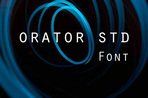 Orator Std Font Free Download