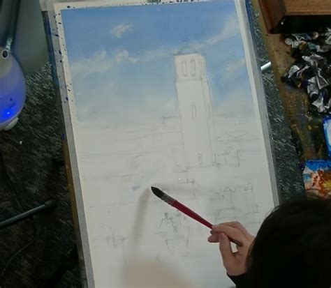 『水彩画・花のある風景の描き方』初心者にも分かりやすく徹底解説！ 矢野元晴水彩アトリエ