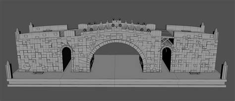 Ancient Birdge 3d Model Turbosquid 2291377