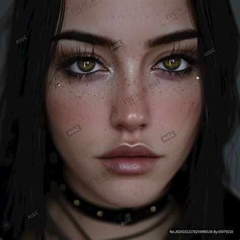 Ai创作图写实少女 雀斑美人详情 写实人物插画 数字肖像插画 雀斑美人主图 雀斑美人图片 写实人物设计 写实美女 写实漫画人物 数字美女插画