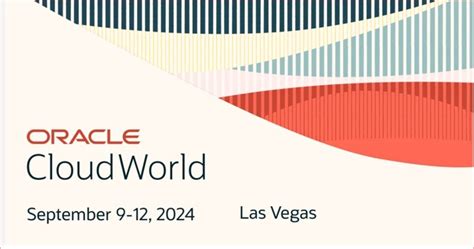 my first oracle cloud world experience