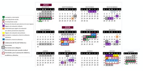 Calendario Escolar Ipn 2023 2024 Calendario Ipn 2023