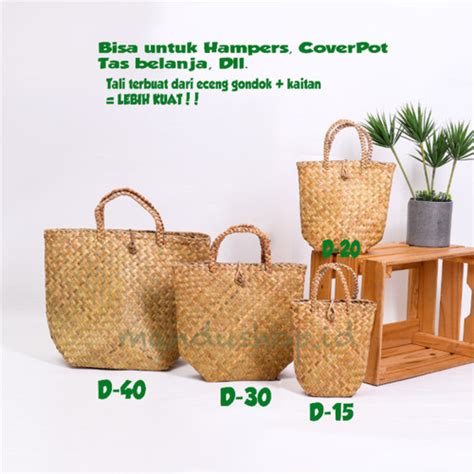 Jual Cover Pot Tas Eceng Gondok Tas Purun Tas Hampers Tas Anyaman