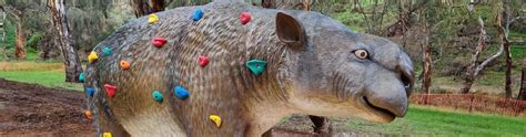 Exciting Megafauna Themed Playground With Diprotodon And Fossil Dig