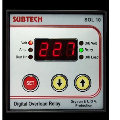 1 Pole Digital Overload Relay At ₹ 2478 Unit In Greater Noida Id 17108222762