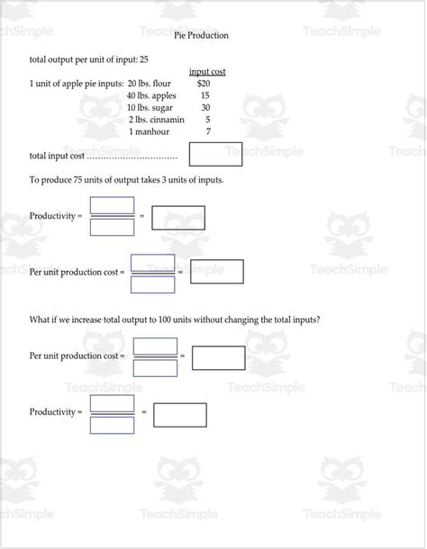 Calculating Productivity By Teach Simple