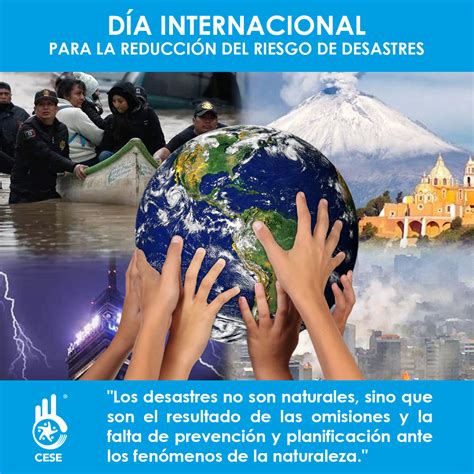 13 De Octubre Dia Internacional Para La Reduccion Del Riesgo De