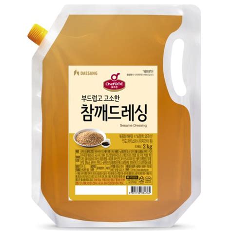 쉐프원 참깨드레싱 2kg 쉐프원