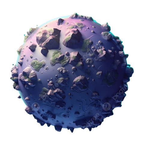 Three Dimensional 3d Cartoon Outer Space Planet Model Decorative