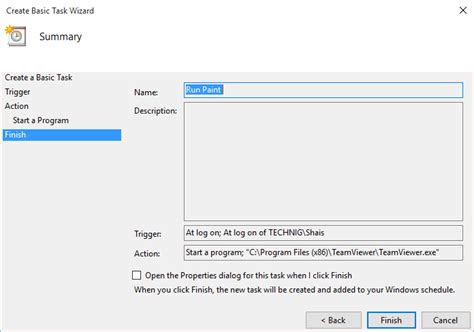 how to create and manage windows 10 task scheduler corectly technig