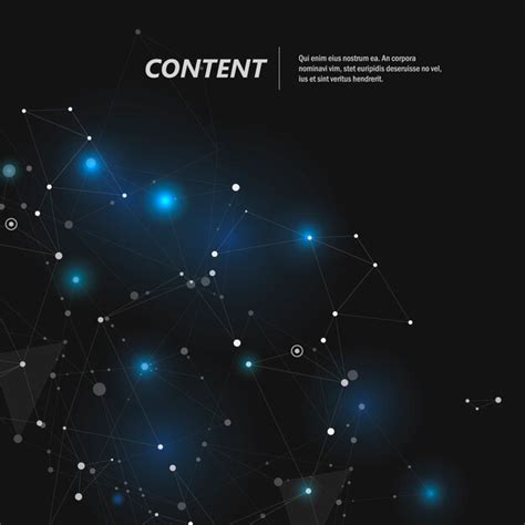 Premium Vector Abstract Polygonal With Connecting Dots And Lines