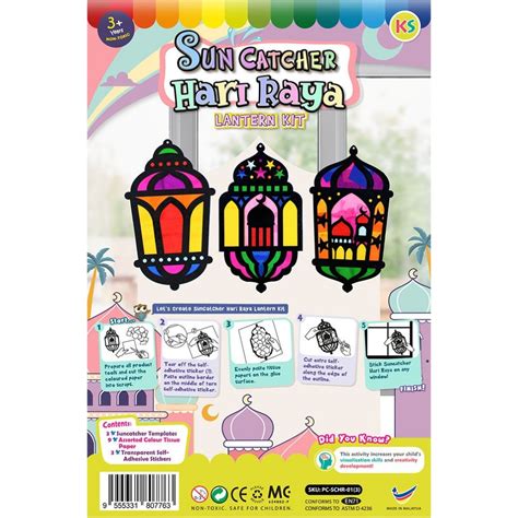 Art And Craft Suncatcher Hari Raya Lantern Kit Deco Raya Aidilfitri Diy Shopee Philippines