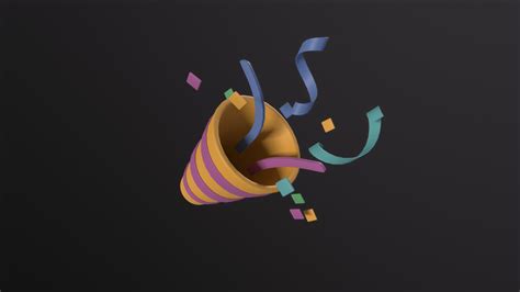 3d Model Party Popper Turbosquid 2096264