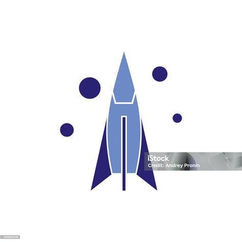 火箭圖示的背景上的圖形和網頁設計簡單的向量符號網站按鈕或移動應用程式的互聯網概念符號向量圖形及更多space And Astronomy圖片