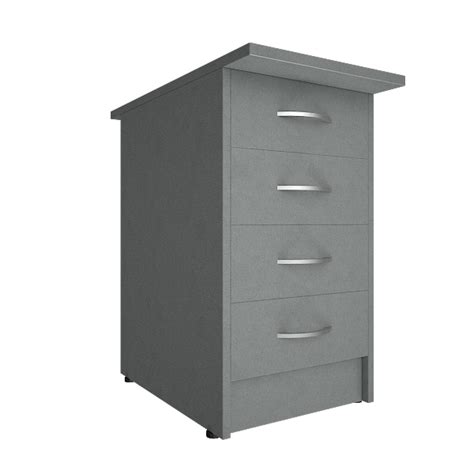 А.ТП-4.2 Приставная тумба, с замком 430x430х600 купить в Перми - Гранд Офис