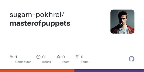 GitHub Sugam Pokhrel Masterofpuppets