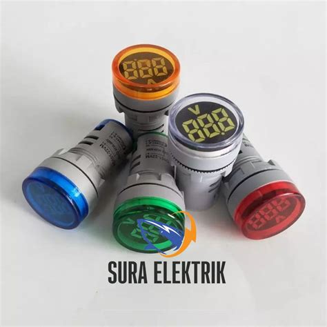 Jual Indikator Lamp Volt Meter Yellow22mm Shopee Indonesia