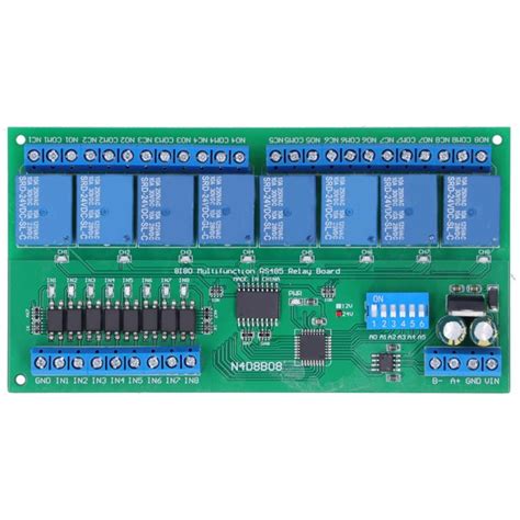 Relé De Caja De Riel Caja De Riel Din35 Relé Rs485 Placa De Expansión
