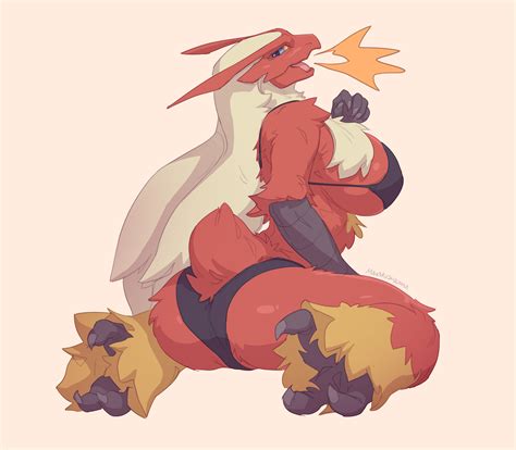 Blaziken Pokemon Drawn By Maxmushroom Danbooru