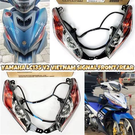 Yamaha Lc135 Lc V2 Vietnam Signal Orange Front And Rear V3 V7 Boleh