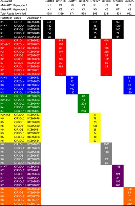 Pacbio Ccs Genotypes For Representative Mcm The Number Of Identical