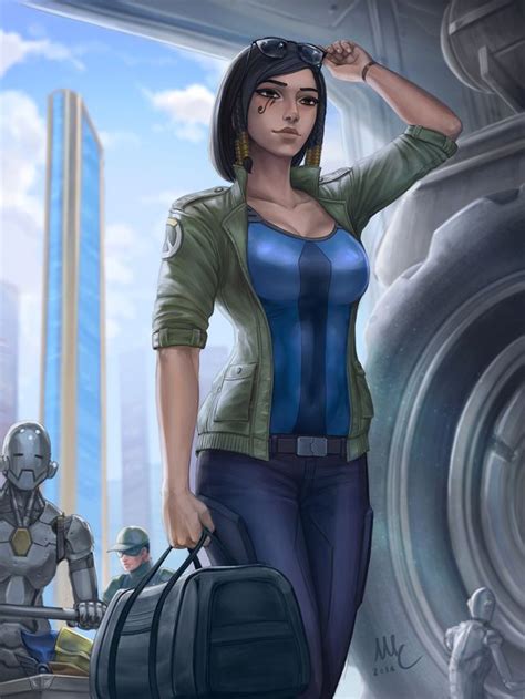 Pharah Overwatch Drawn By Sciamano240 Sample