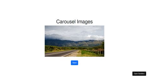 React Carousel Codesandbox