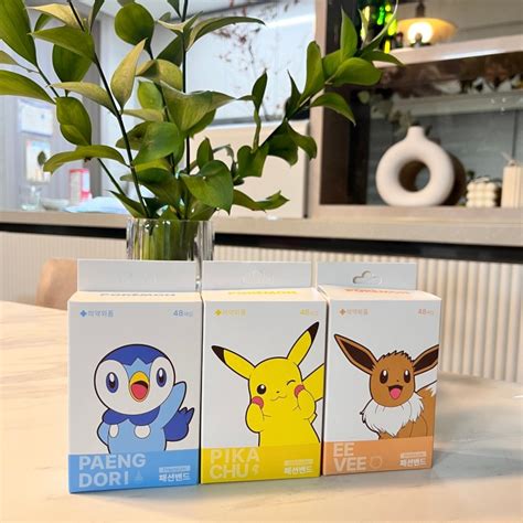 어린이 캐릭터 밴드 포켓몬 반창고 피카츄 이브이 펭도리 네이버 블로그