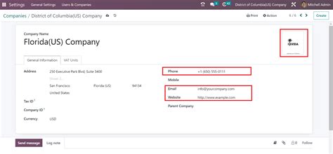 Configuration Of Floridausa Sales Tax In The Odoo 16 Accounting