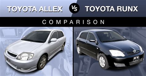 Toyota Allex Vs Corolla Runx Used Price And Fuel Efficiency Comparison