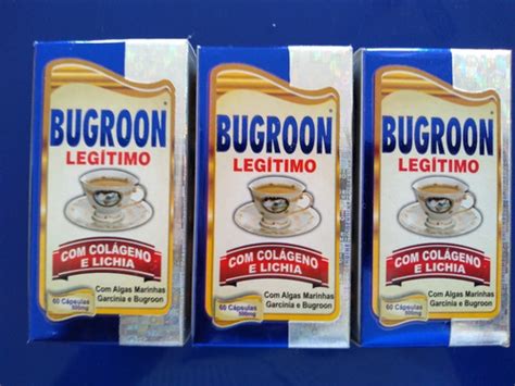 Kit 2 Bugroon Legítimo C Colagéno E Lichia 500mg Original MercadoLivre