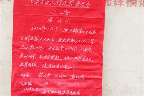 洪山镇圆满完成镇人大代表补选工作 人大动态 汉滨人大网—安康市汉滨区人民代表大会常务委员会